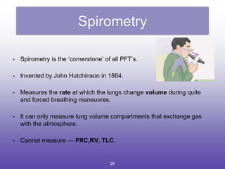 Pulmonary function tests | PPTX