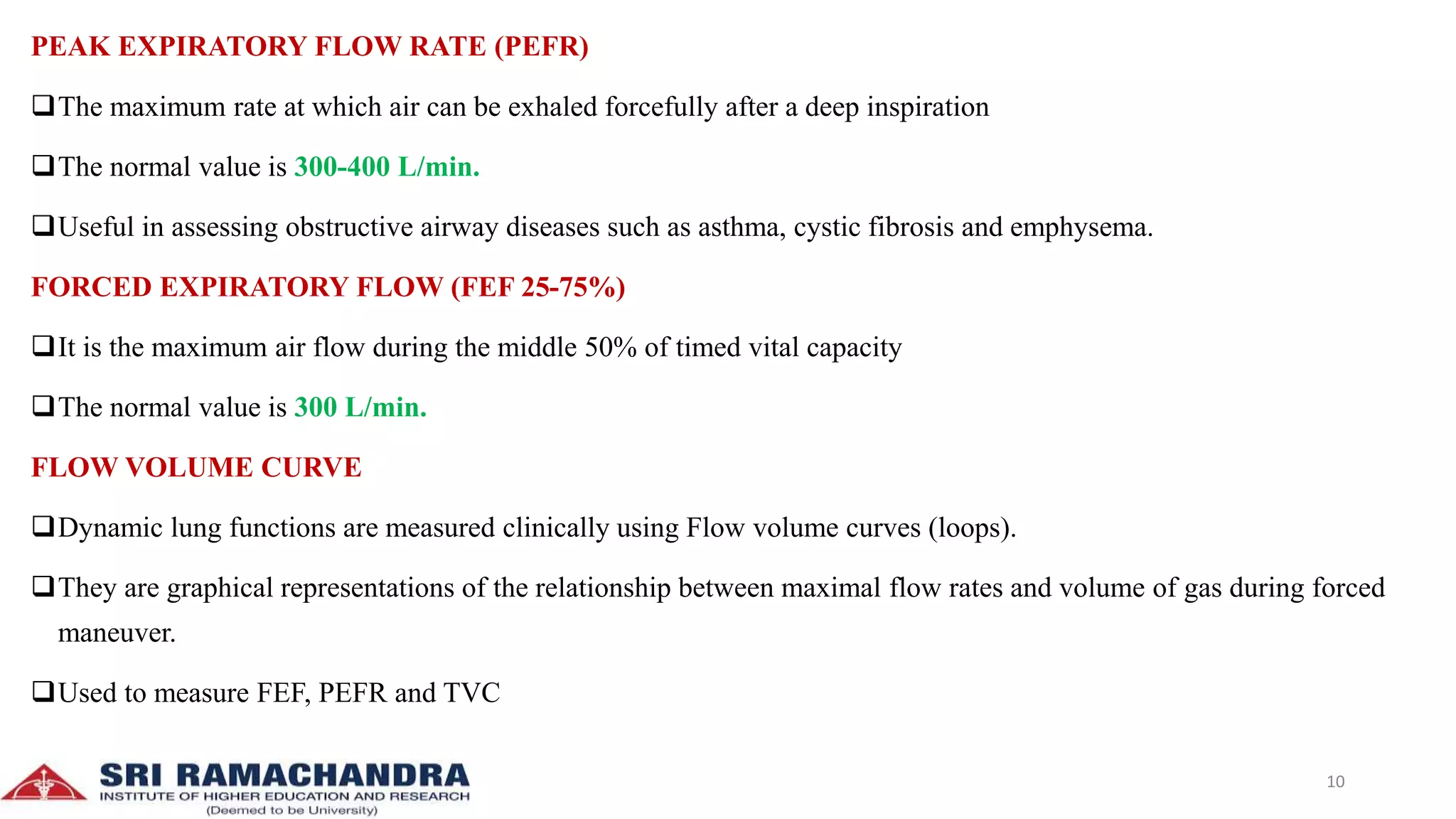 PULMONARY FUNCTION TESTS - LAB DATA INTERPRETATION | PPTX