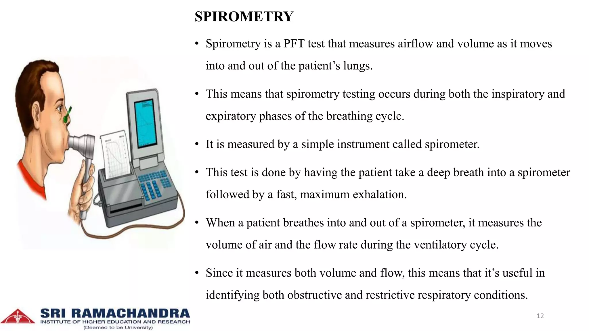 PULMONARY FUNCTION TESTS - LAB DATA INTERPRETATION | PPTX