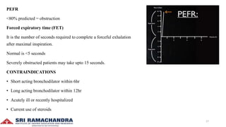 PULMONARY FUNCTION TESTS - LAB DATA INTERPRETATION | PPTX