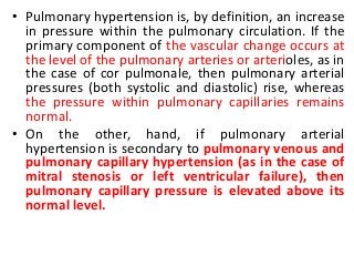 Pulmonary hypertension | PPTX