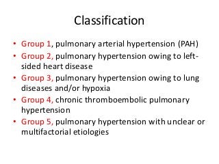 Pulmonary hypertension | PPT | Free Download
