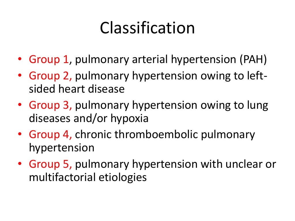 Pulmonary hypertension | PPT | Free Download