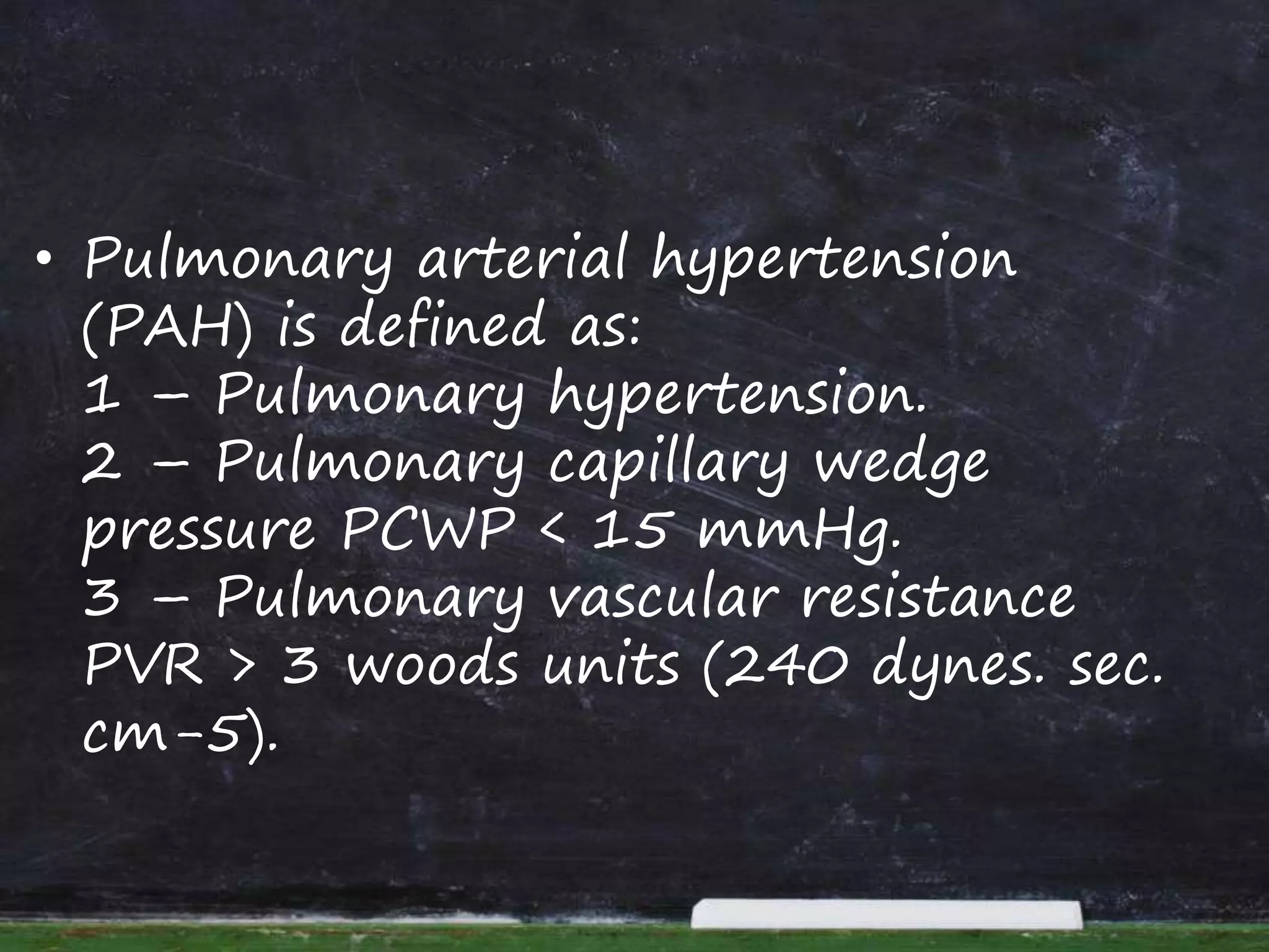 Pulmonary hypertension and its anesthetic management | PPTX