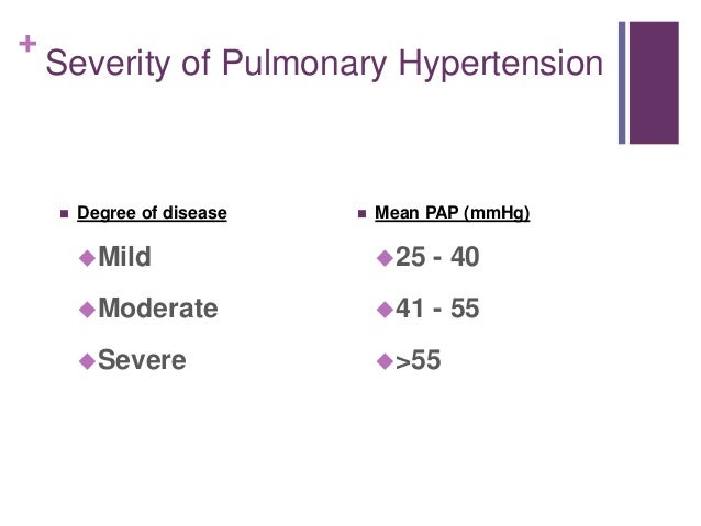 Pulmonary hypertension
