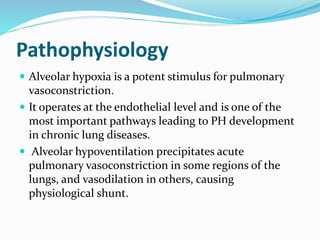 Pulmonary hypertension | PPTX