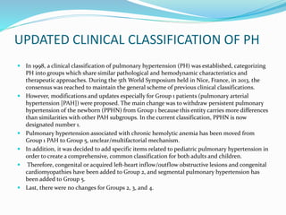 Pulmonary hypertension | PPT