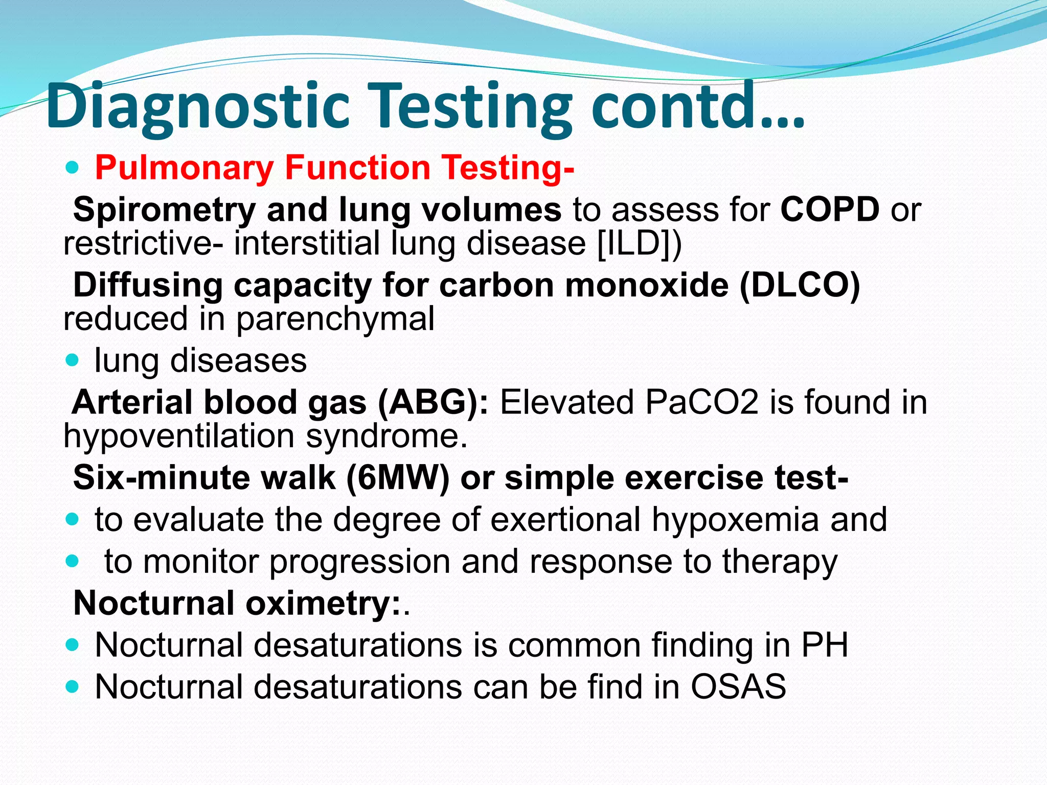 Pulmonary hypertension | PPTX