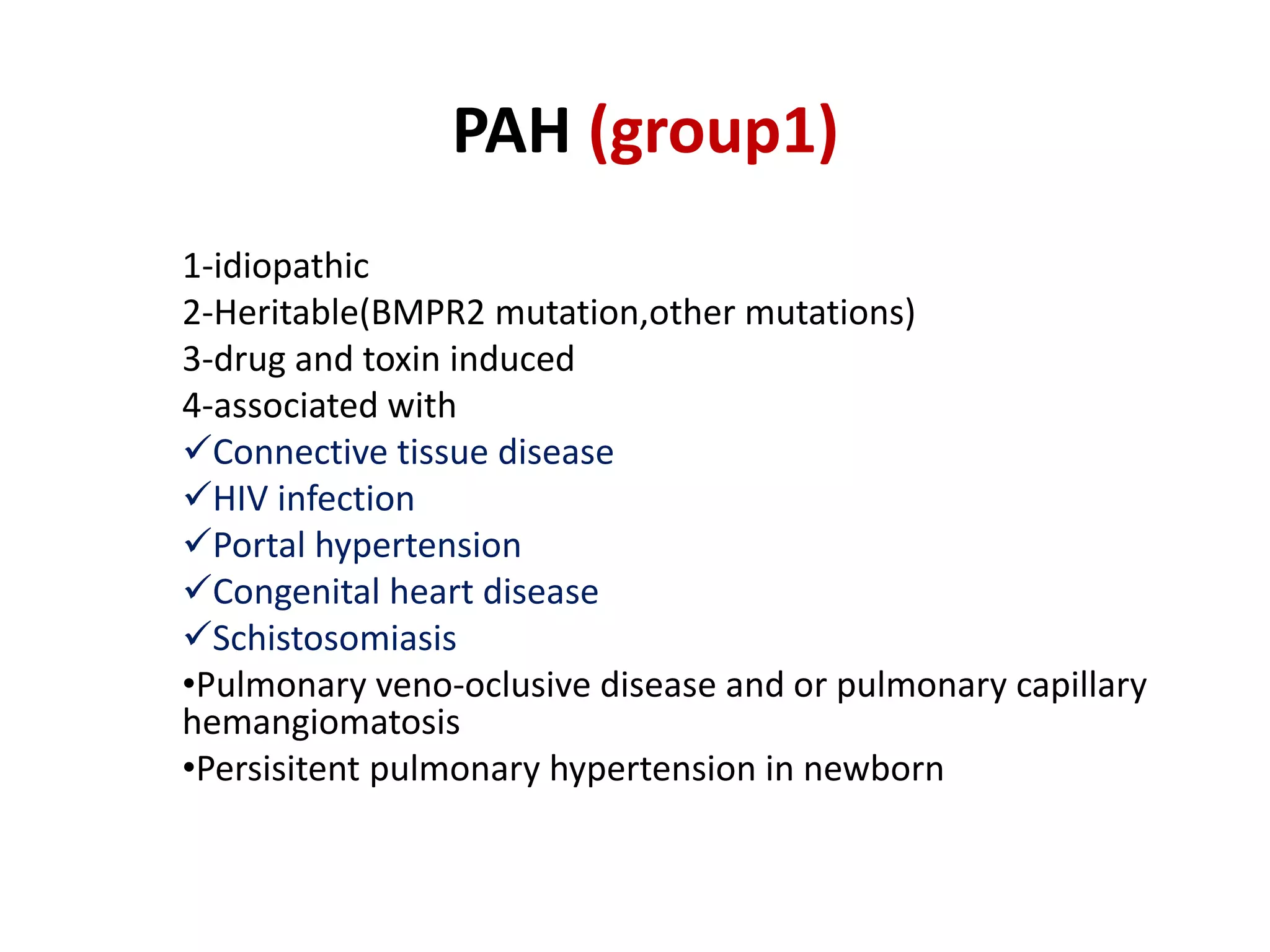 Pulmonary hypertension | PPTX