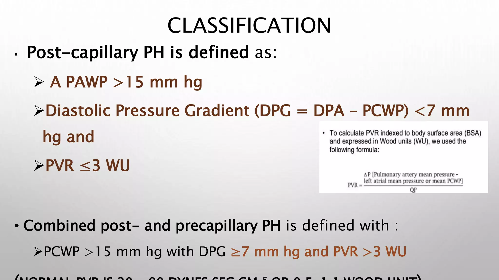 Pulmonary hypertension | PPTX