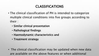 Pulmonary hypertension | PPTX