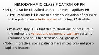 Pulmonary hypertension | PPTX