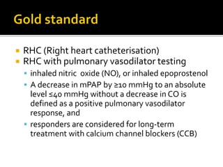 Pulmonary hypertension | PPTX