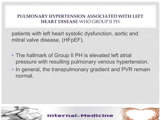 Pulmonary hypertension | PPTX