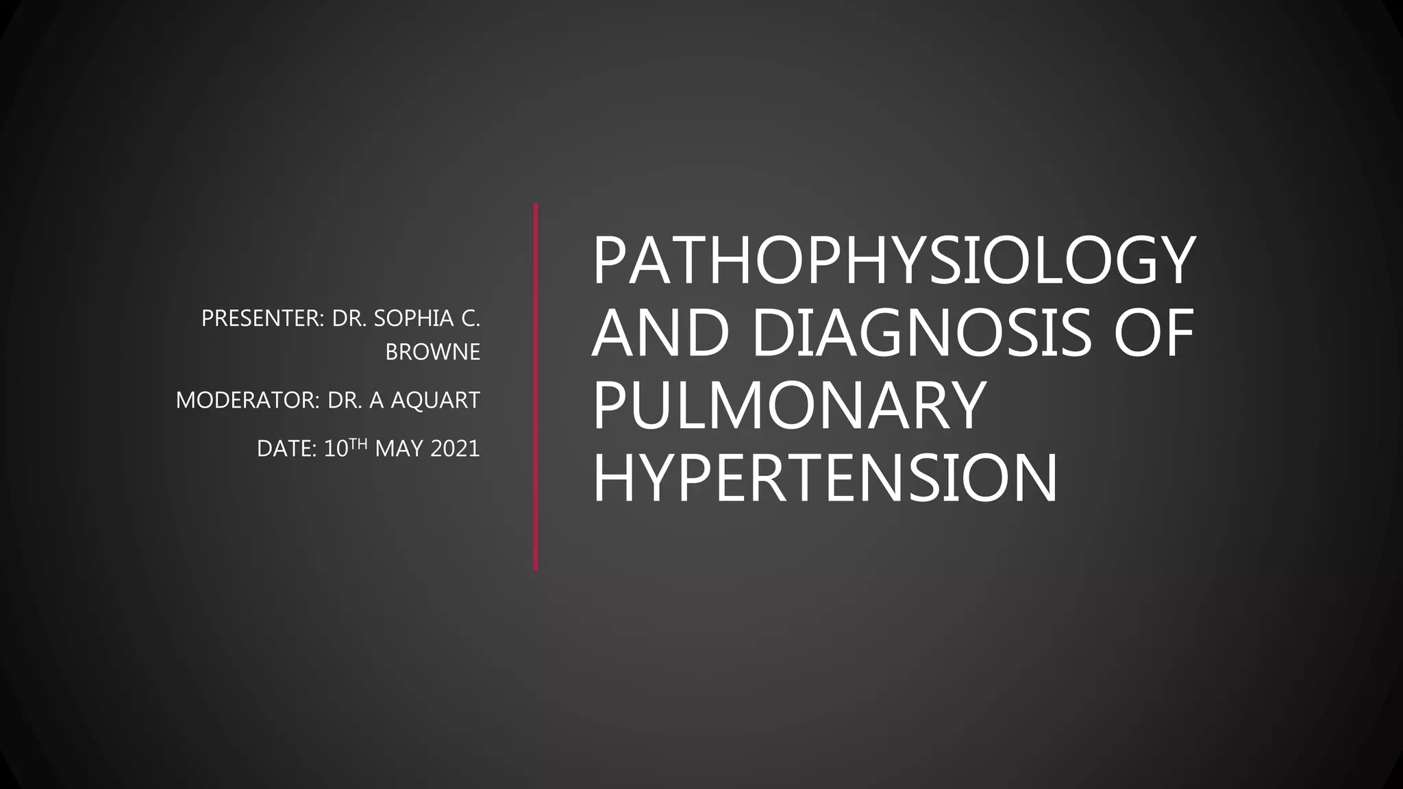 Pulmonary hypertension | PPT