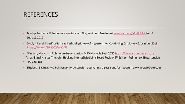 Pulmonary hypertension | PPT