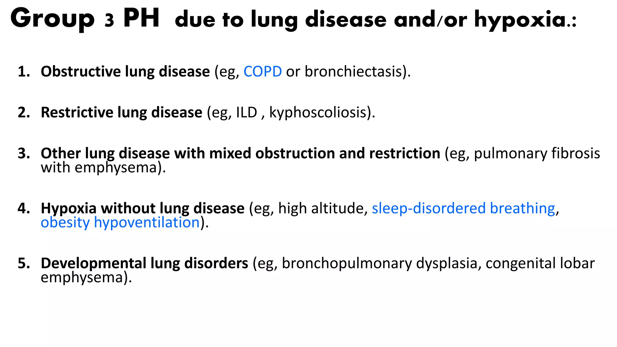 Pulmonary hypertension | PPTX