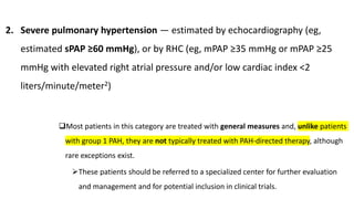 Pulmonary hypertension | PPTX