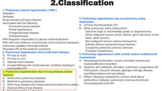 Pulmonary hypertension | PPTX | Heart and Cardiovascular Diseases ...