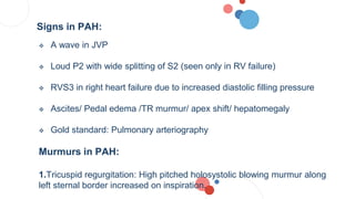 Pulmonary Hypertension by dhanush krishna | PPTX | Heart and ...