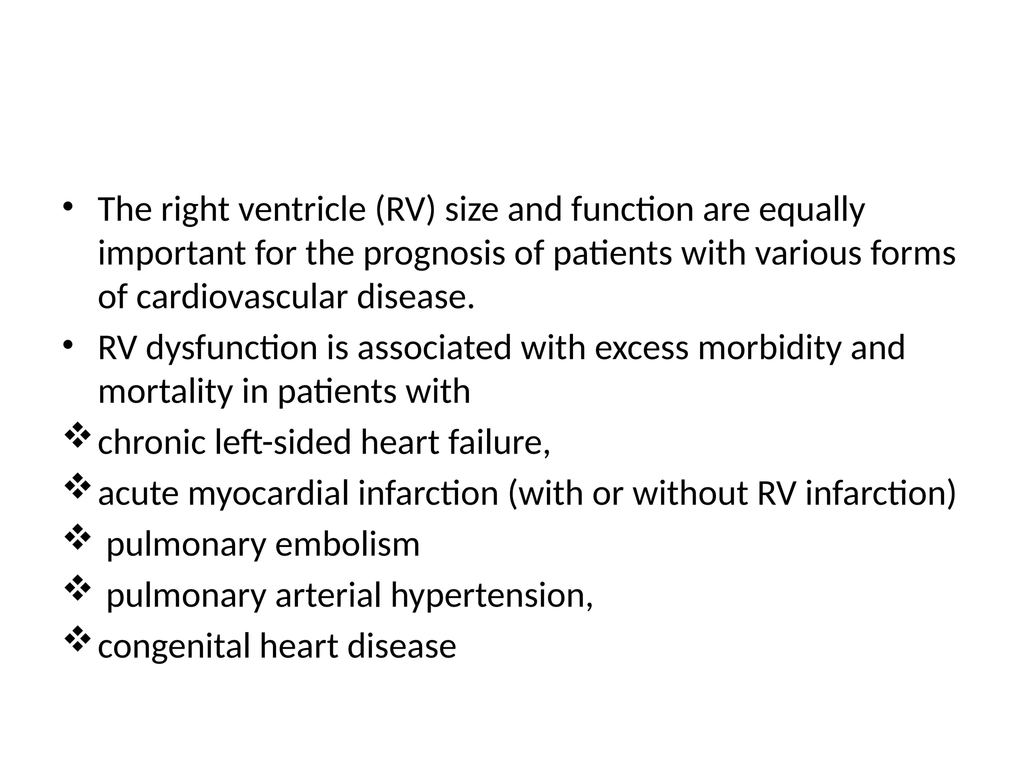 echocardiographic evaluation of right heart | PPTX
