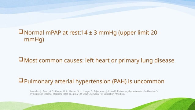 Approach to Pulmonary Hypertension Diagnosis & Management | PPT
