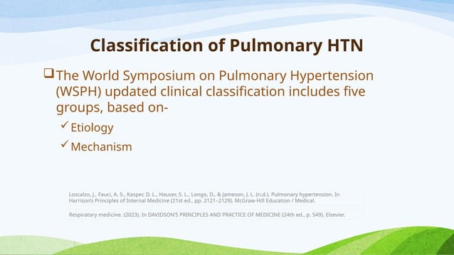Approach to Pulmonary Hypertension Diagnosis & Management | PPT