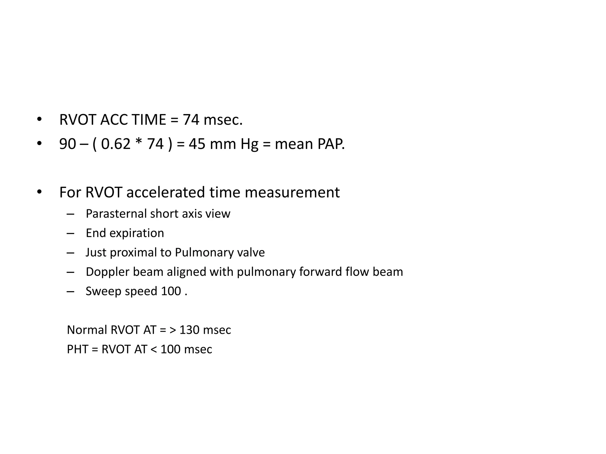 Pulmonary hypertension echo | PPTX