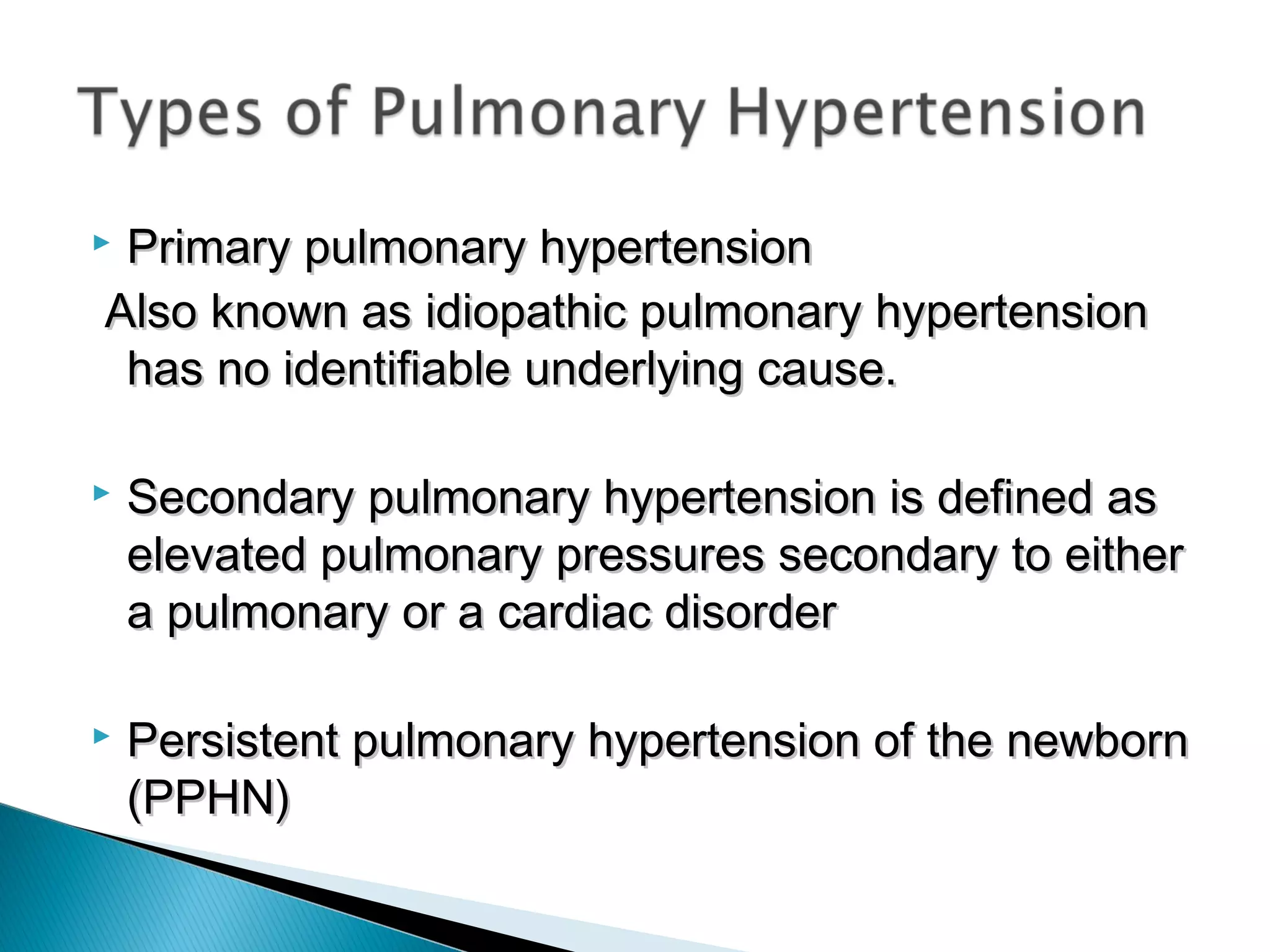 Pulmonary hypertension elkhatib | PPT