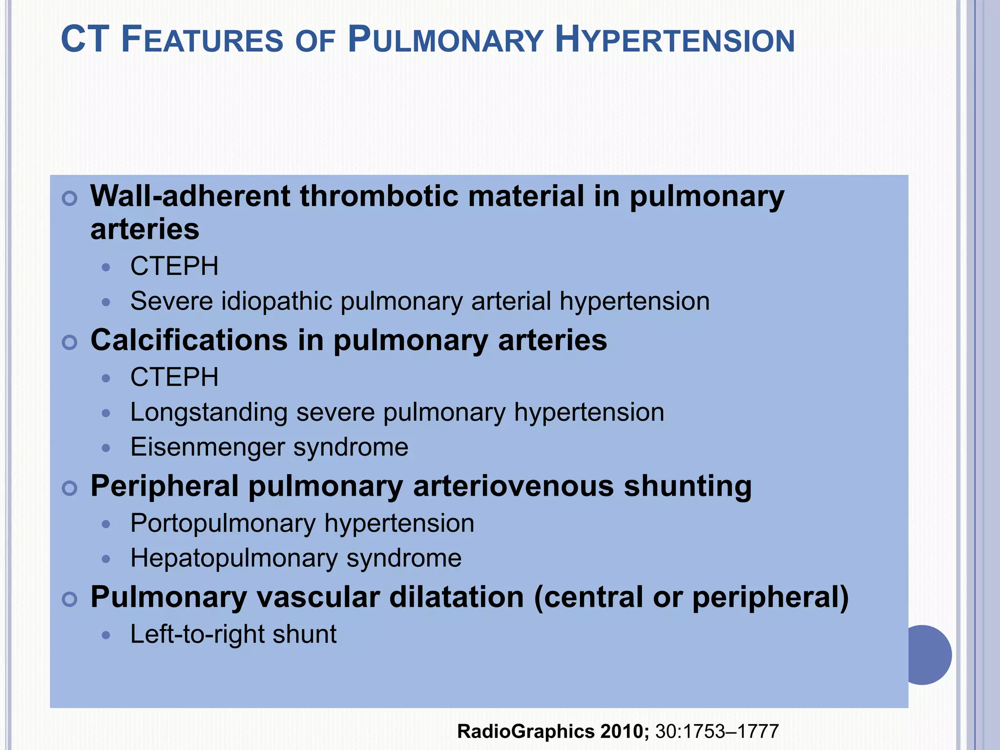Pulmonary hypertension with cardiac shunt determination | PPTX