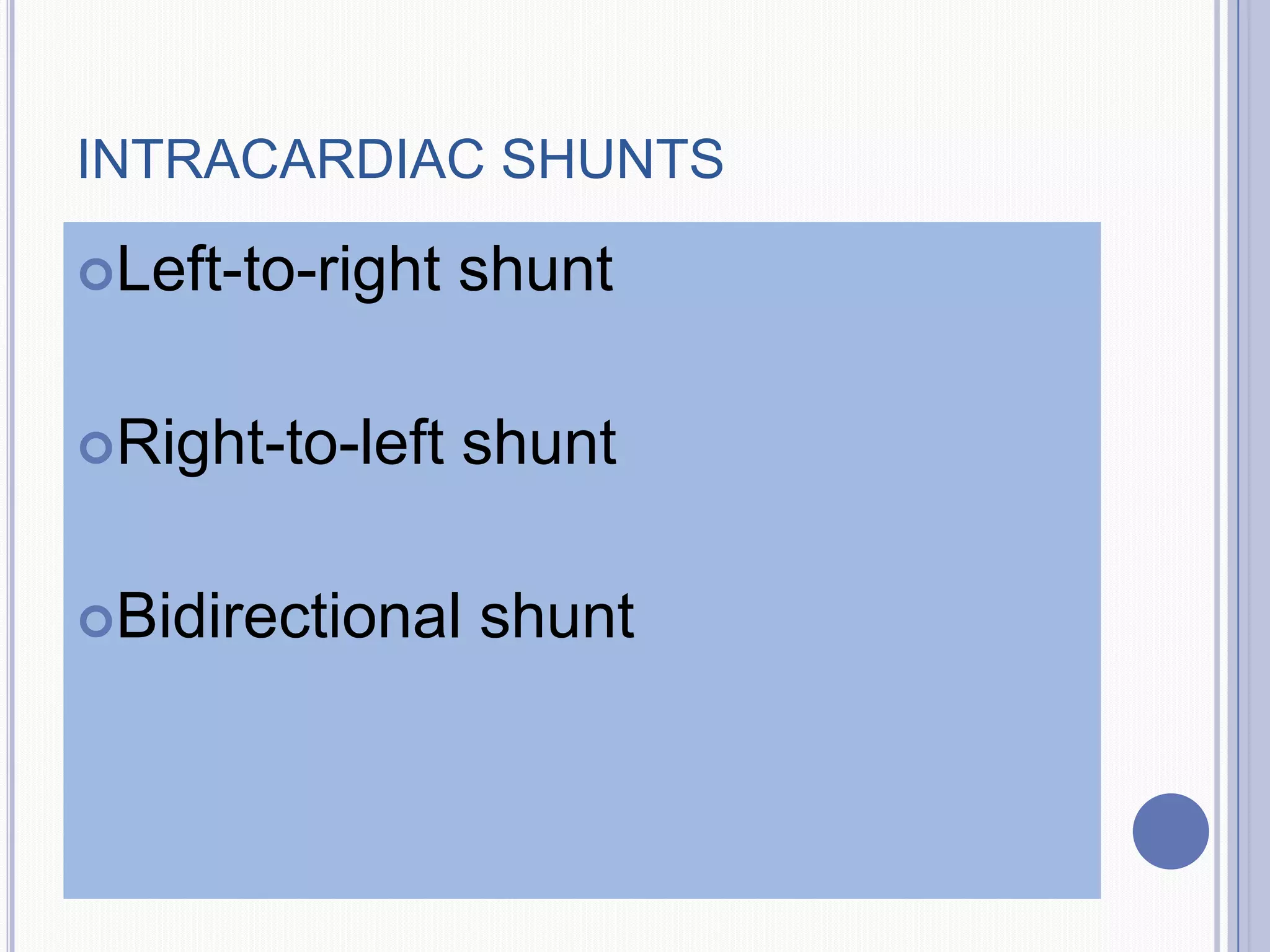 Pulmonary hypertension with cardiac shunt determination | PPTX