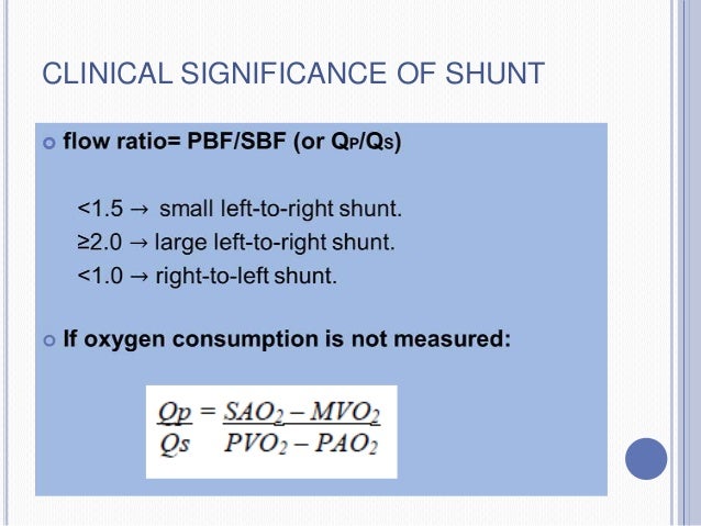Pulmonary Hypertension With Cardiac Shunt Determination