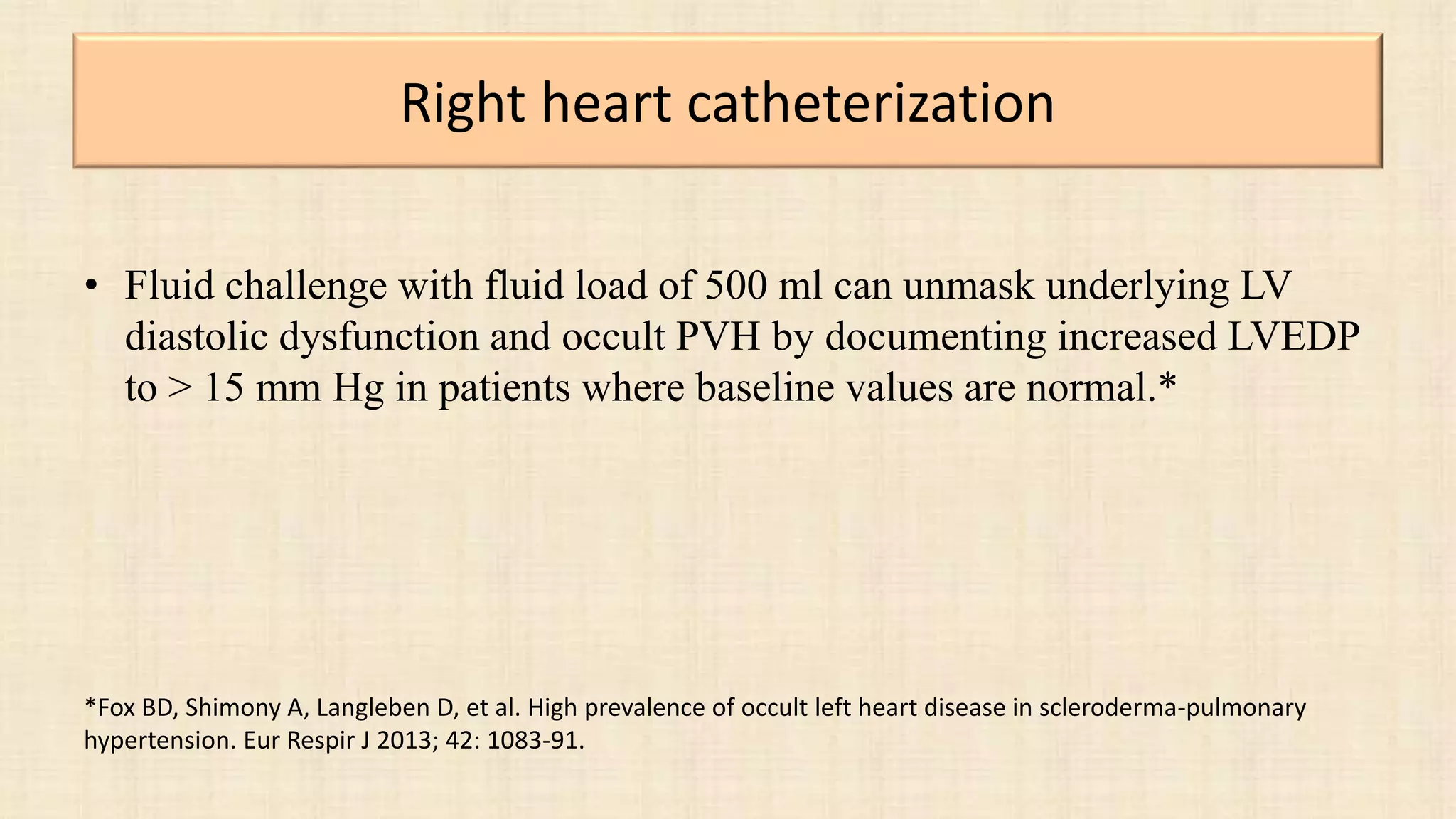 Pulmonary hypertention in left heart diseases PH-LHD | PPT