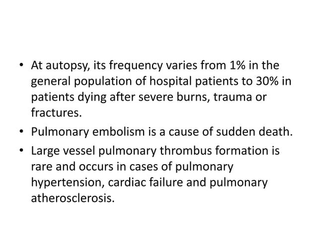 pulmonary infarction and pulmonary embolism .pptx | Lung and ...