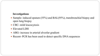 Pulmonary involvement in peoples living with HIV | PPTX