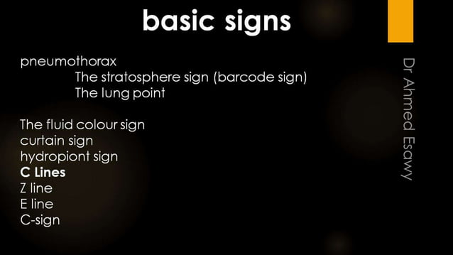 lung ultrasound all thing you want to know Dr Ahmed Esawy | PPT