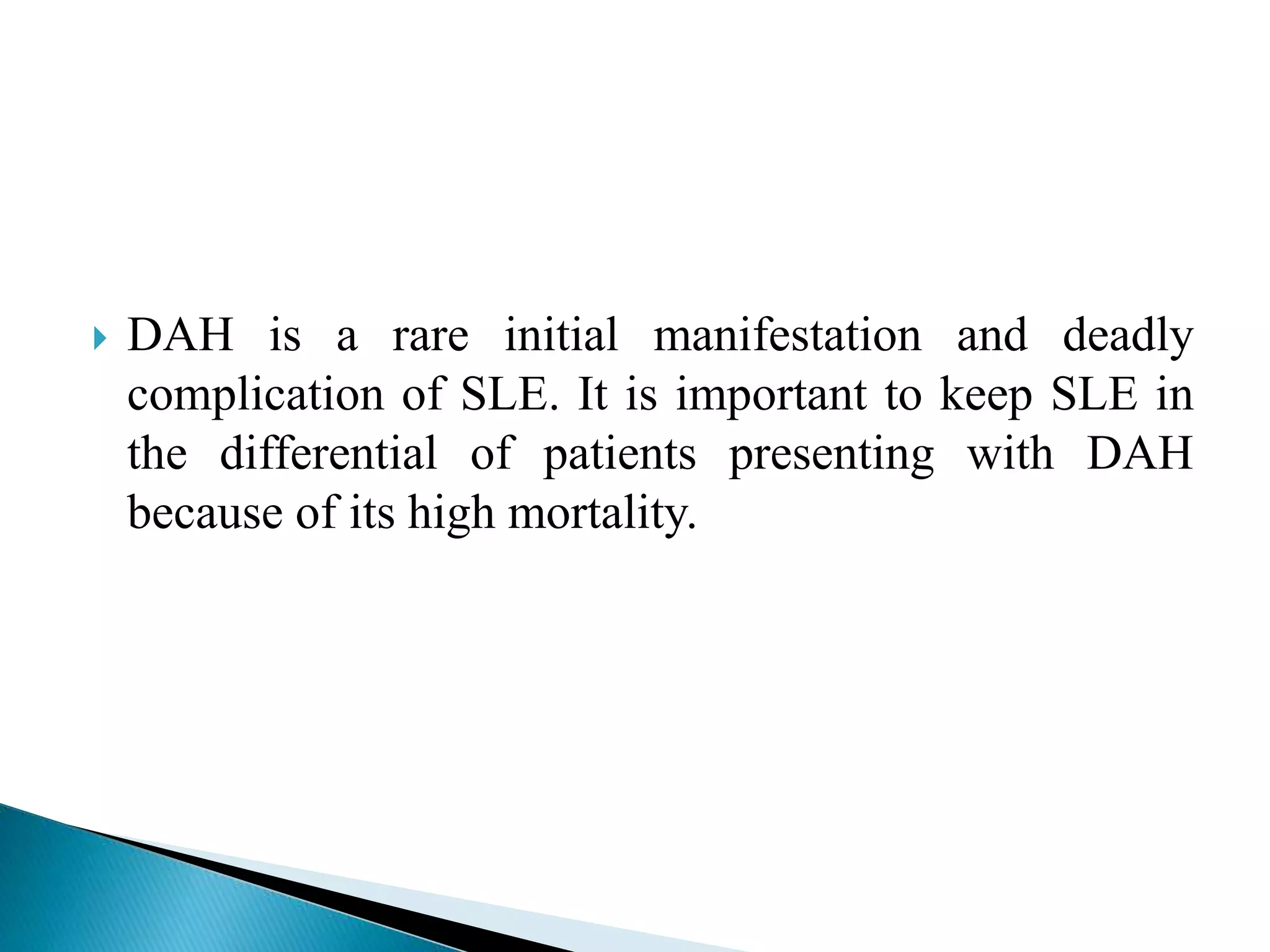 Pulmonary manifestation of systemic lupus | PPTX