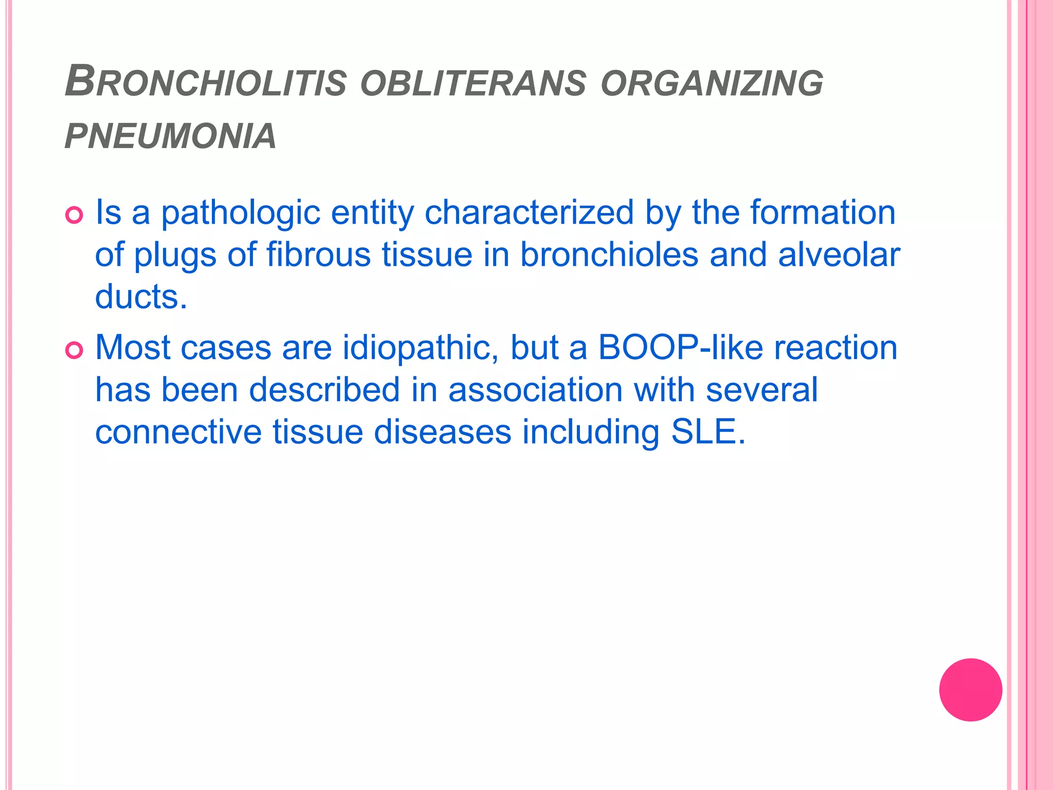 Pulmonary manifestations of systemic lupus erythematosis | PPTX