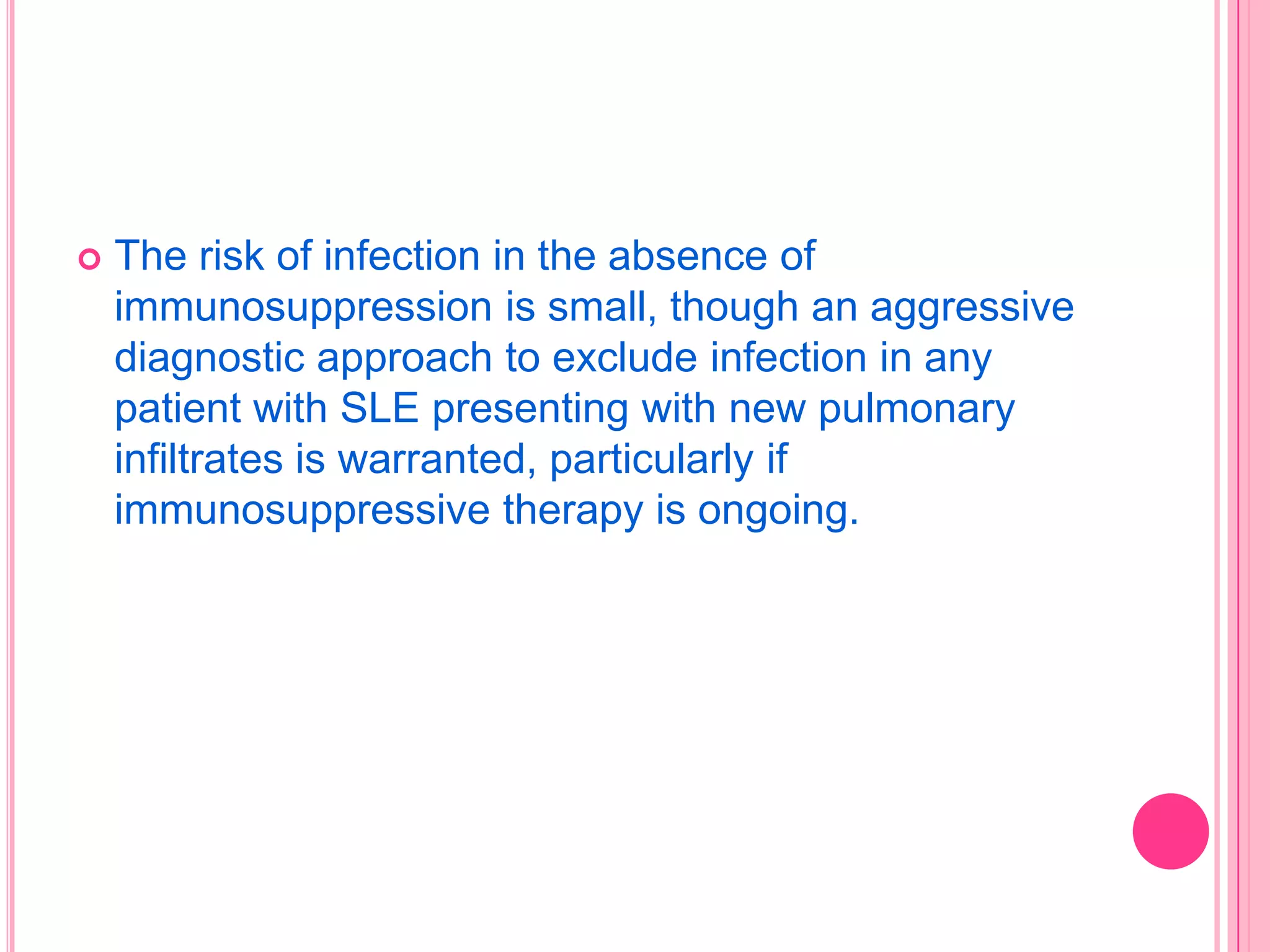 Pulmonary manifestations of systemic lupus erythematosis | PPTX