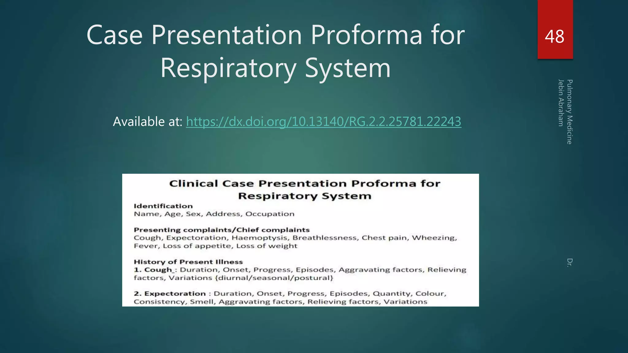 Pulmonary medicine- Scope and Future by Dr. Jebin Abraham, MD. | PPTX