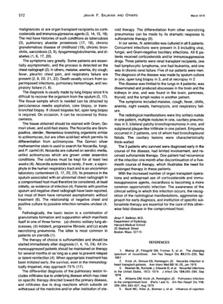Pulmonary nocardiosis | PDF