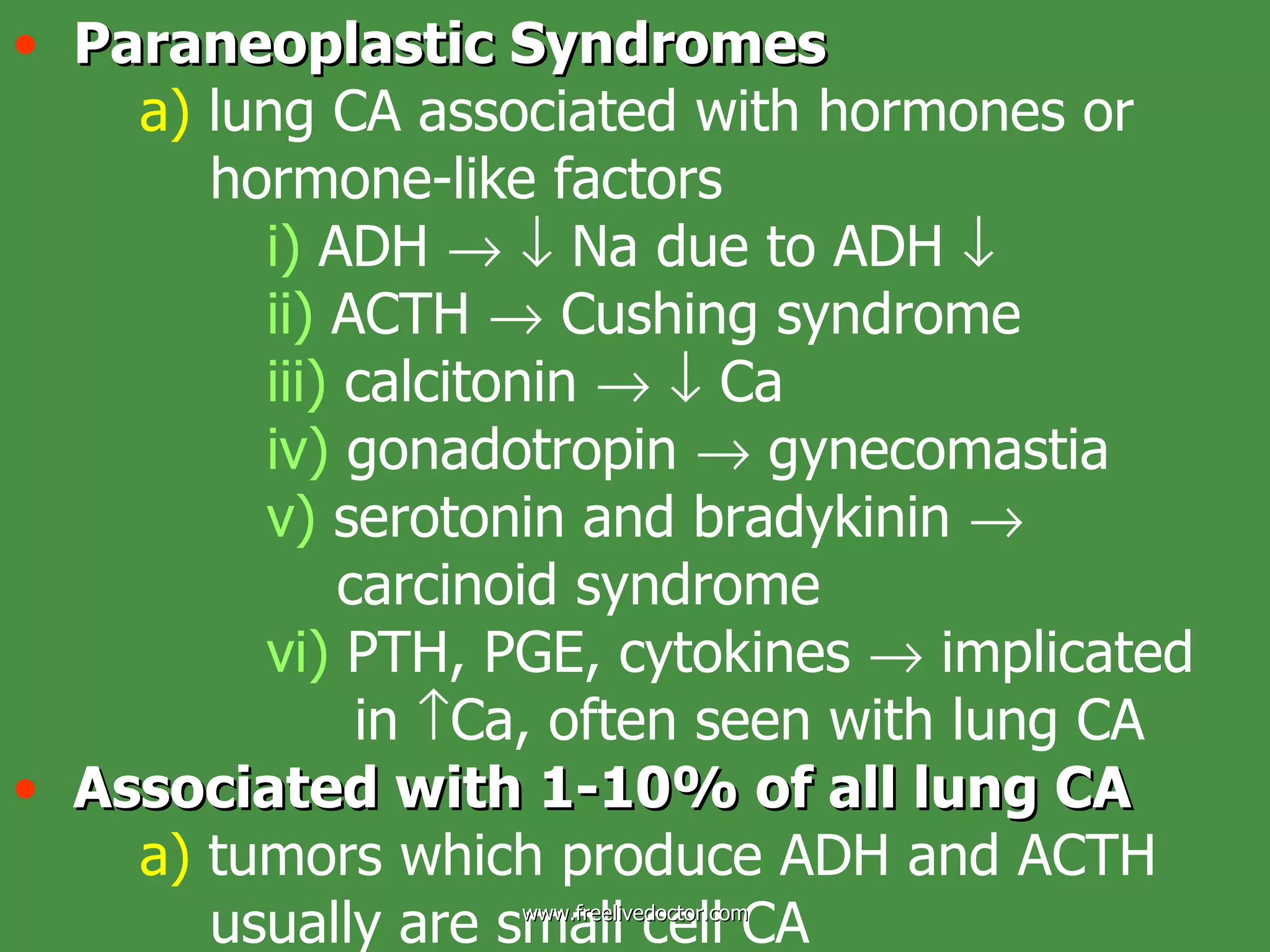 Pulmonary pathology tumor pleura | PPT