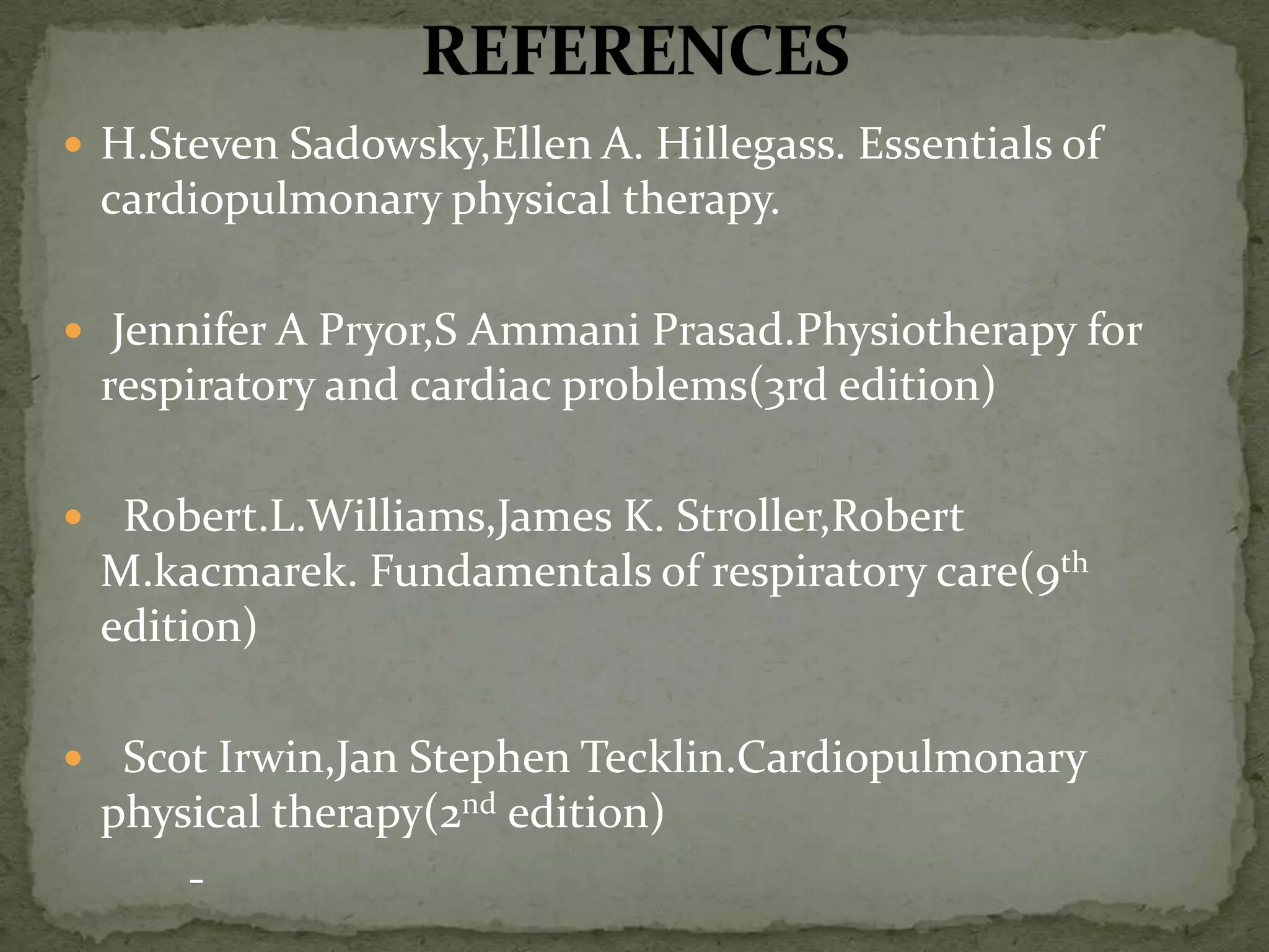Pulmonary rehabilitation | PPTX