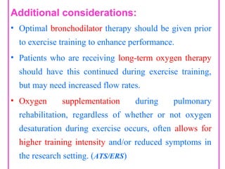 Pulmonary Rehabilitation | PPT