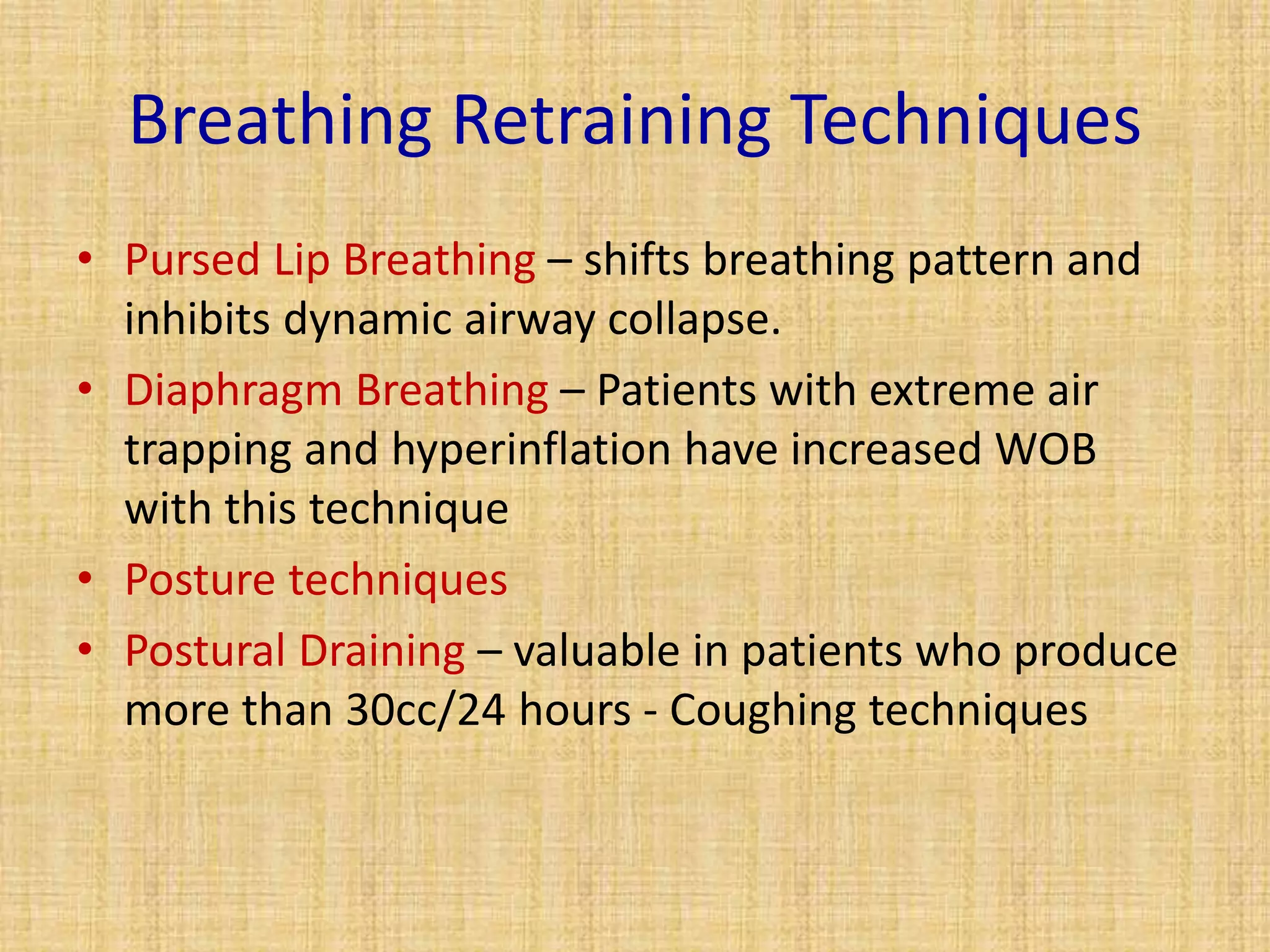 Pulmonary rehabilitation | PPTX