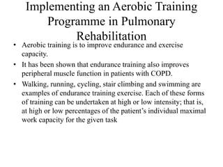 Pulmonary rehabilitation | PPT