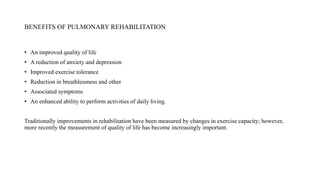 Pulmonary Rehabilitation Strength Training Pptx