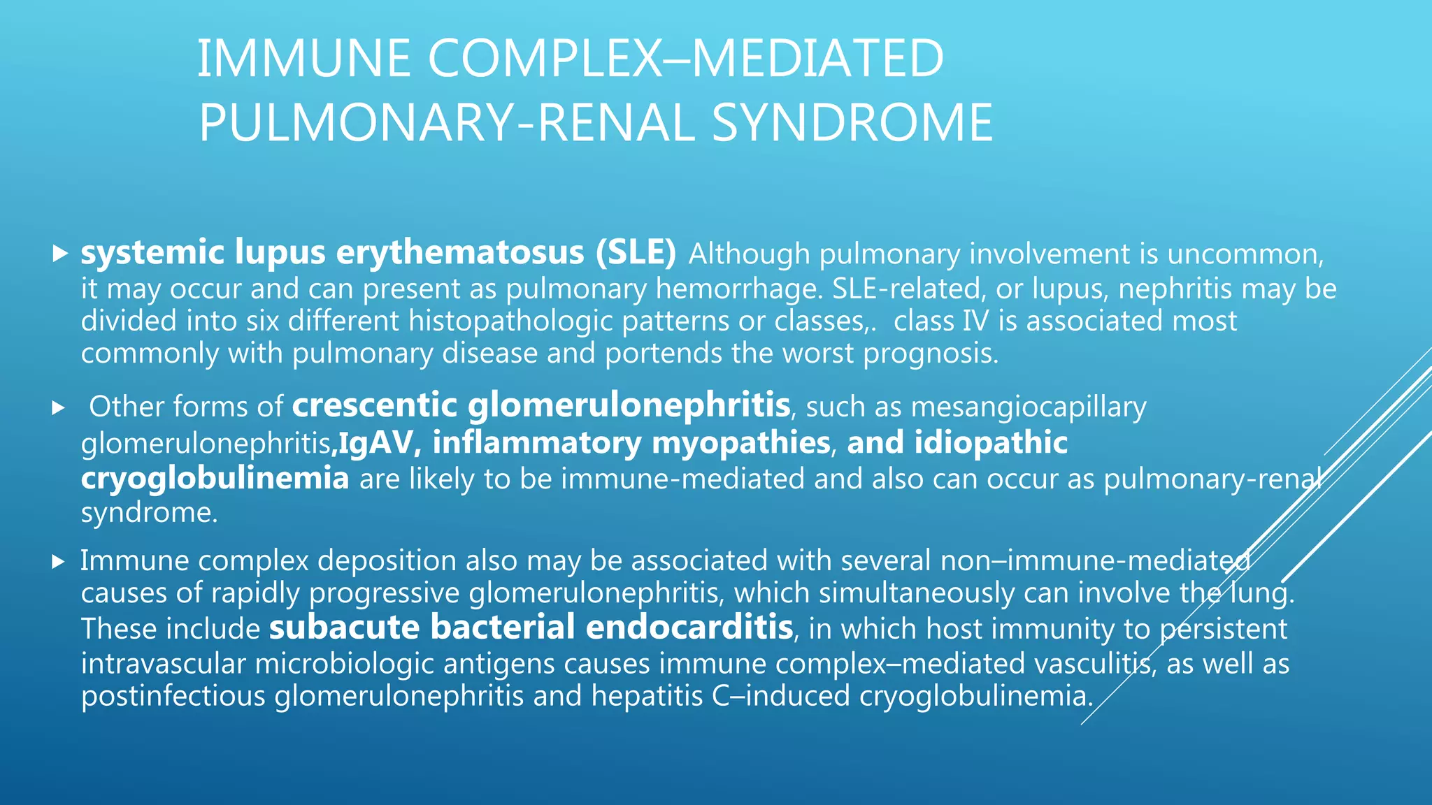 Pulmonary renal syndrome by Dr Bharat Rewaria | PPTX