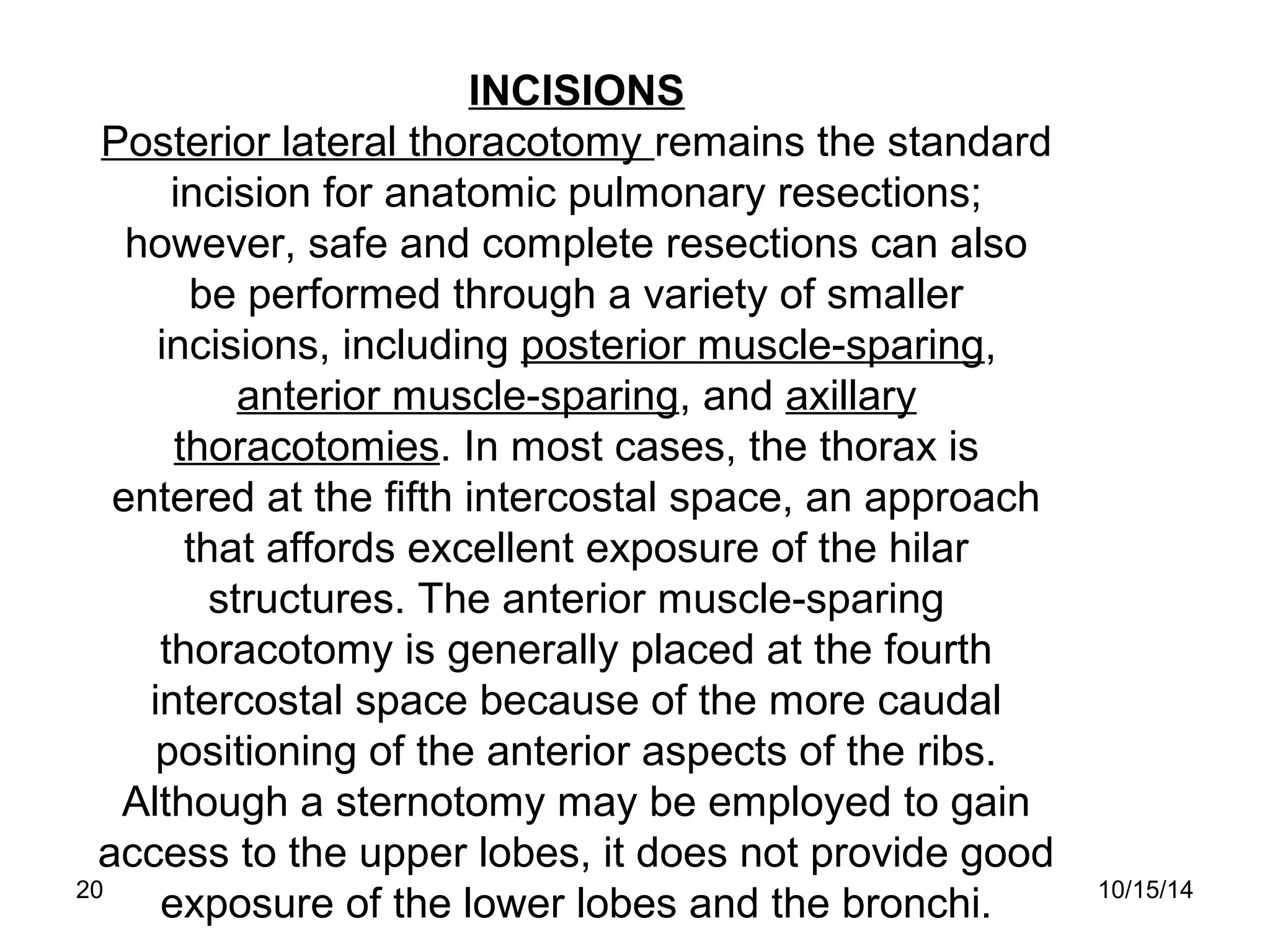Pulmonary resection | PPT