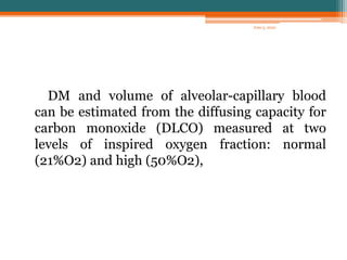Pulmonary function tests | PPTX